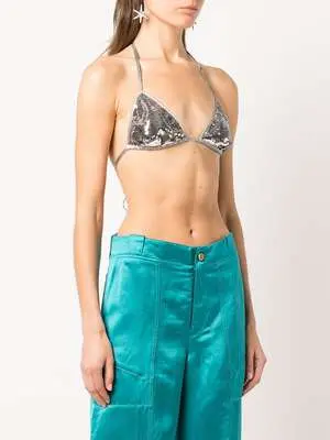 TOM FORD Sequin-embellished Bralette Top