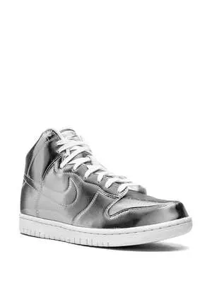 Nike X Clot Dunk High Metallic Sneakers