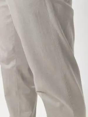 DELL'OGLIO Slim-cut Leg Chino Trousers - Neutrals