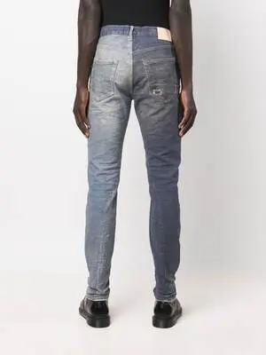 PURPLE BRAND Low-rise Skinny Jeans