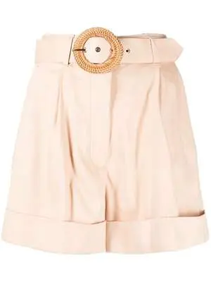 Zimmermann Dancer Belted Tailored Shorts