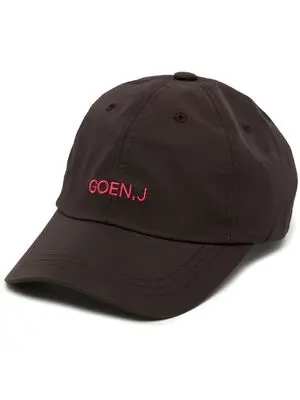 Goen.j Embroidered-logo Baseball Cap - Black
