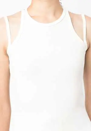 DION LEE Round Neck Tank Top