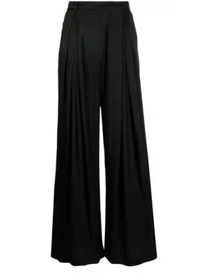 Goen.j Wide-leg Pleated Trousers