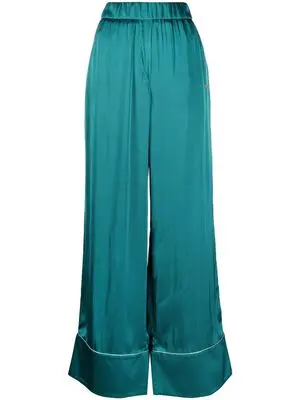 Off-white Wide Leg Pants For Women