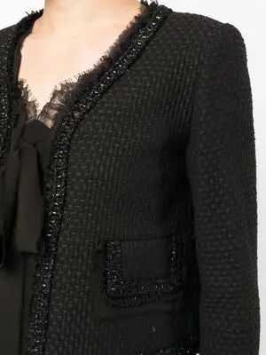 Goen.j Lace-tri Tweed Jacket