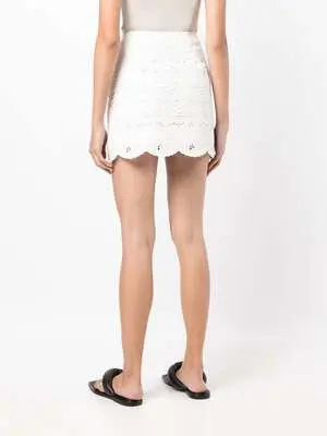 Goen.j Broderie-anglaise Mini Skirt