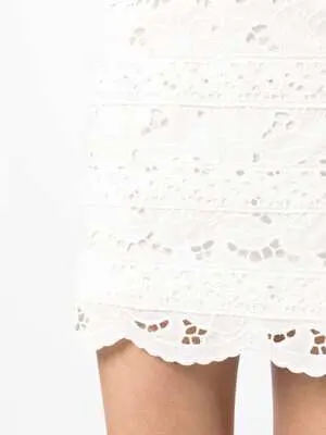 Goen.j Broderie-anglaise Mini Skirt