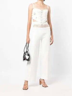 DION LEE Net-panel Trousers