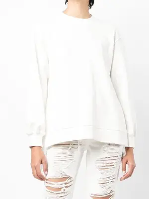 Goen.j Lace Trimmed Sweatshirt