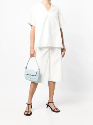 Goen.j Short Sleeve Blouse - White