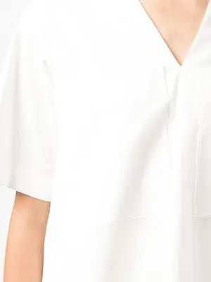 Goen.j Short Sleeve Blouse - White