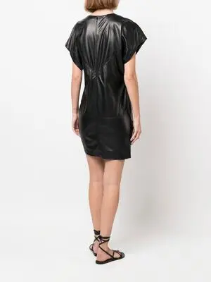Isabel Marant Adelissa Leather Mini Dress