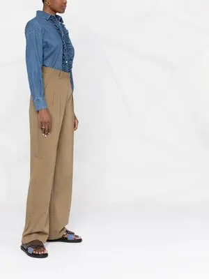 Jacob Cohen Ruffle-trim Detail Shirt