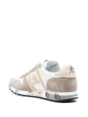 Premiata Eric Leather Low-top Sneakers - Neutrals