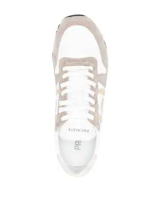 Premiata Eric Leather Low-top Sneakers - Neutrals