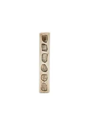 PARTS OF FOUR Diamond-embellished Plate Earring - Silver