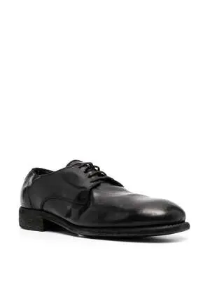 Guidi Lace-up Derby Shoes - Black