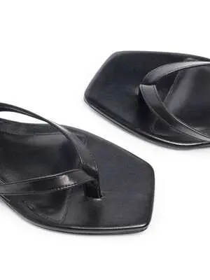 TOTEME 40mm Kitten-heel Flip-flops - Black