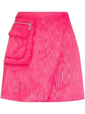 MARINE SERRE A-line Wrap Skirt
