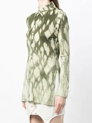 DION LEE Shibori Miter Placket Shirt