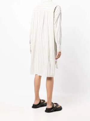 Goen.j Oversized Striped Shirt Dress