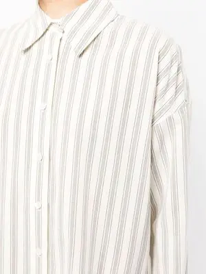 Goen.j Oversized Striped Shirt Dress