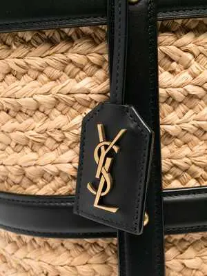 Saint Laurent Panier Woven Tote Bag