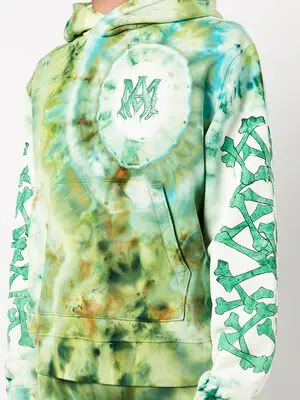 Amiri Tie-dye Logo-print Hoodie