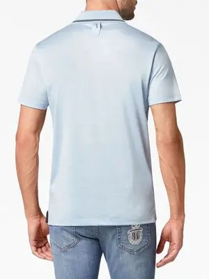BILLIONAIRE Panelled Crest-embroidered T-shirt