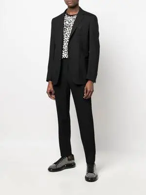 BILLIONAIRE Logo-embroidered Tailored Blazer