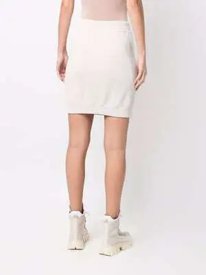 Brunello Cucinelli Ribbed-knit Drawstring Skirt