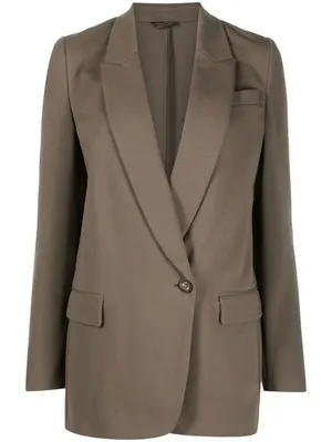 Brunello Cucinelli Tailored-cut Single-breasted Blazer - Green