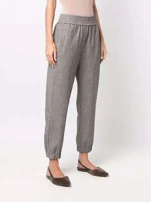 Brunello Cucinelli Tapered-leg Suit Trousers
