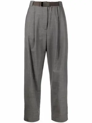 Brunello Cucinelli Cropped Straight-leg Trousers