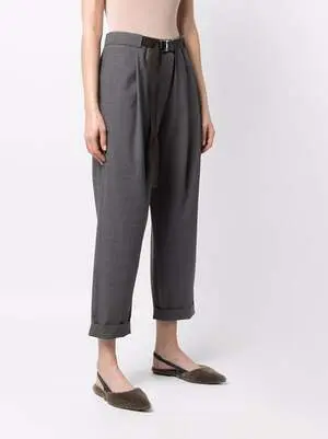 Brunello Cucinelli Cropped Straight-leg Trousers