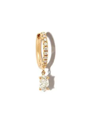 ANITA KO 18kt Yellow Diamond Hoop Earring - Gold