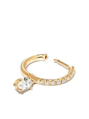 ANITA KO 18kt Yellow Diamond Hoop Earring - Gold
