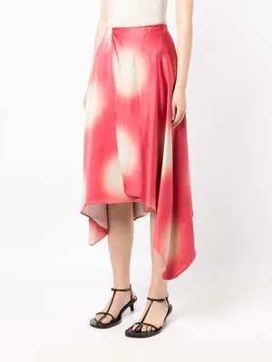 Shanghai Tang X Yuni Ahn Asymmetric Midi Skirt