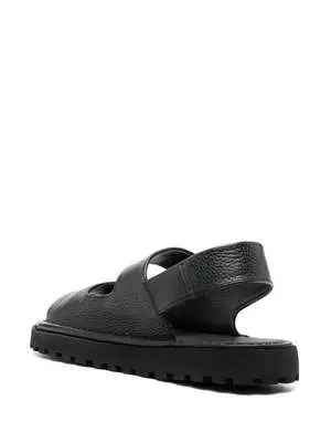 Marsèll Slingback Leather Sandals - Black
