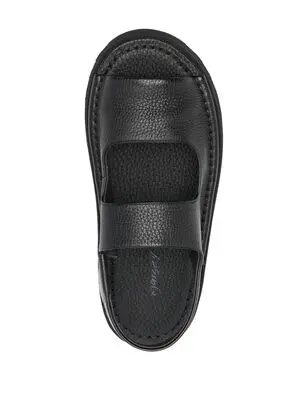 Marsèll Slingback Leather Sandals - Black