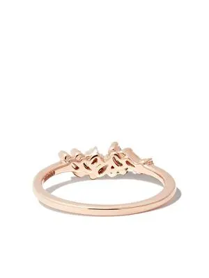 SUZANNE KALAN 18kt Rose Gold Fireworks Diamond Eternity Ring - Pink