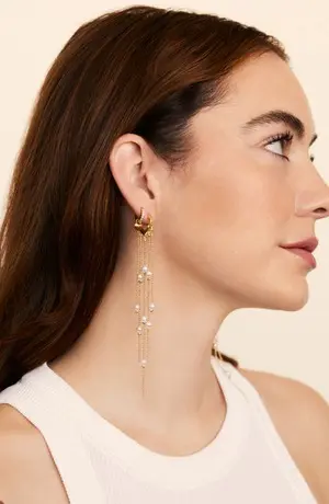 PETIT MOMENTS Copacabana Imitation Pearl Drop Earrings