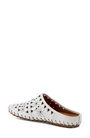 SPRING STEP SHOES Fusalide Mule - White