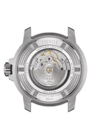 TISSOT Seastar 2000 Professional Powermatic 80 Rubber Strap Watch - Grey Gradient