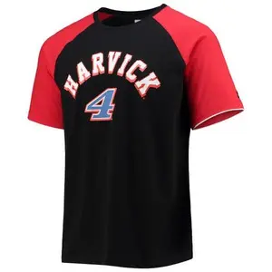 STARTER Red Kevin Harvick The Catcher Raglan T-shirt
