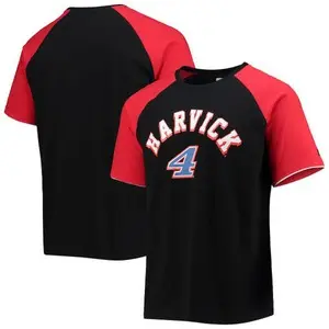 STARTER Red Kevin Harvick The Catcher Raglan T-shirt