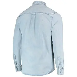 THE WILD COLLECTIVE Lafc Denim Button-down Long Sleeve Shirt