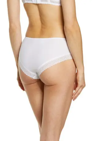 Simone Perele Eugenie Boyshort Panties - White