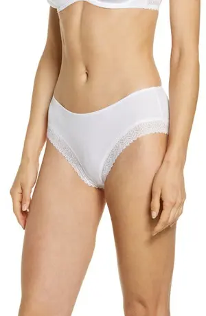 Simone Perele Eugenie Boyshort Panties - White
